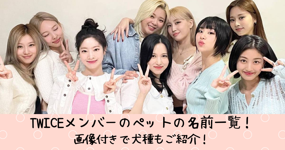 TWICEメンバーのペットの名前一覧！画像付きで犬種もご紹介！ | オトナ女子の好奇心